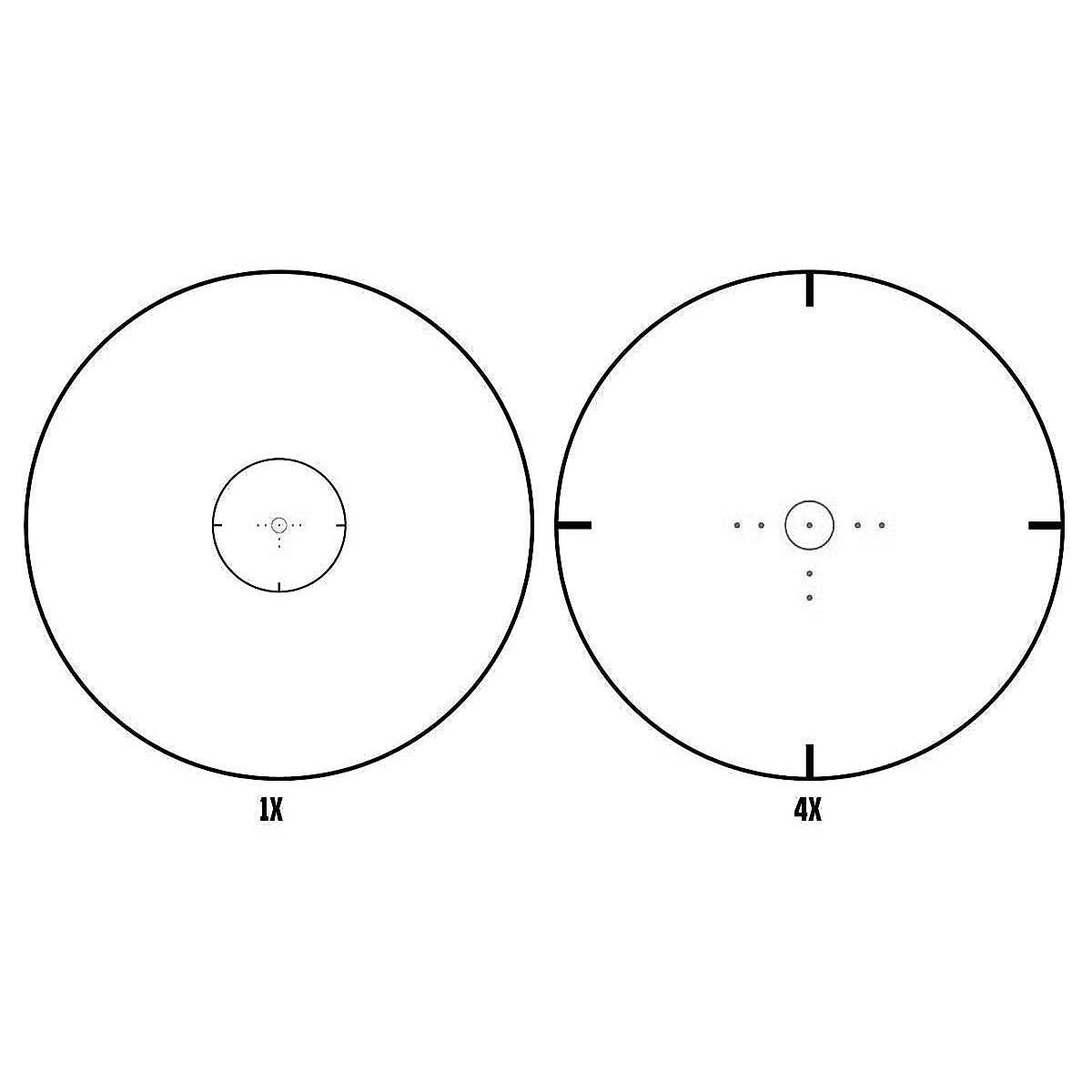 Monstrum Alpha Series 1-4x24 First Focal Plane FFP Rifle Scope | ZR300 H-Series Offset Scope Mount | Flat Dark Earth | Bundle