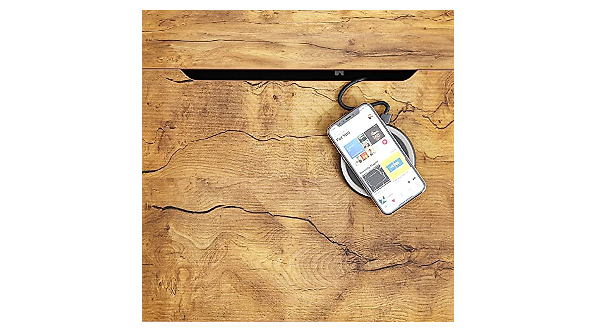 CubiCubi Side Table: Rustic, Functional & Stylish