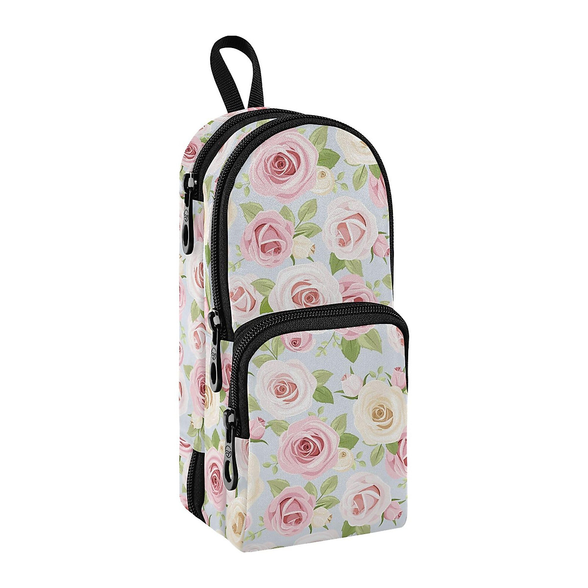 Sletend Stationery Pen Bag Rose Flower Durable Pencil Bag Pouch Box Organizer Cases Pencil Case Pouch Pen Case