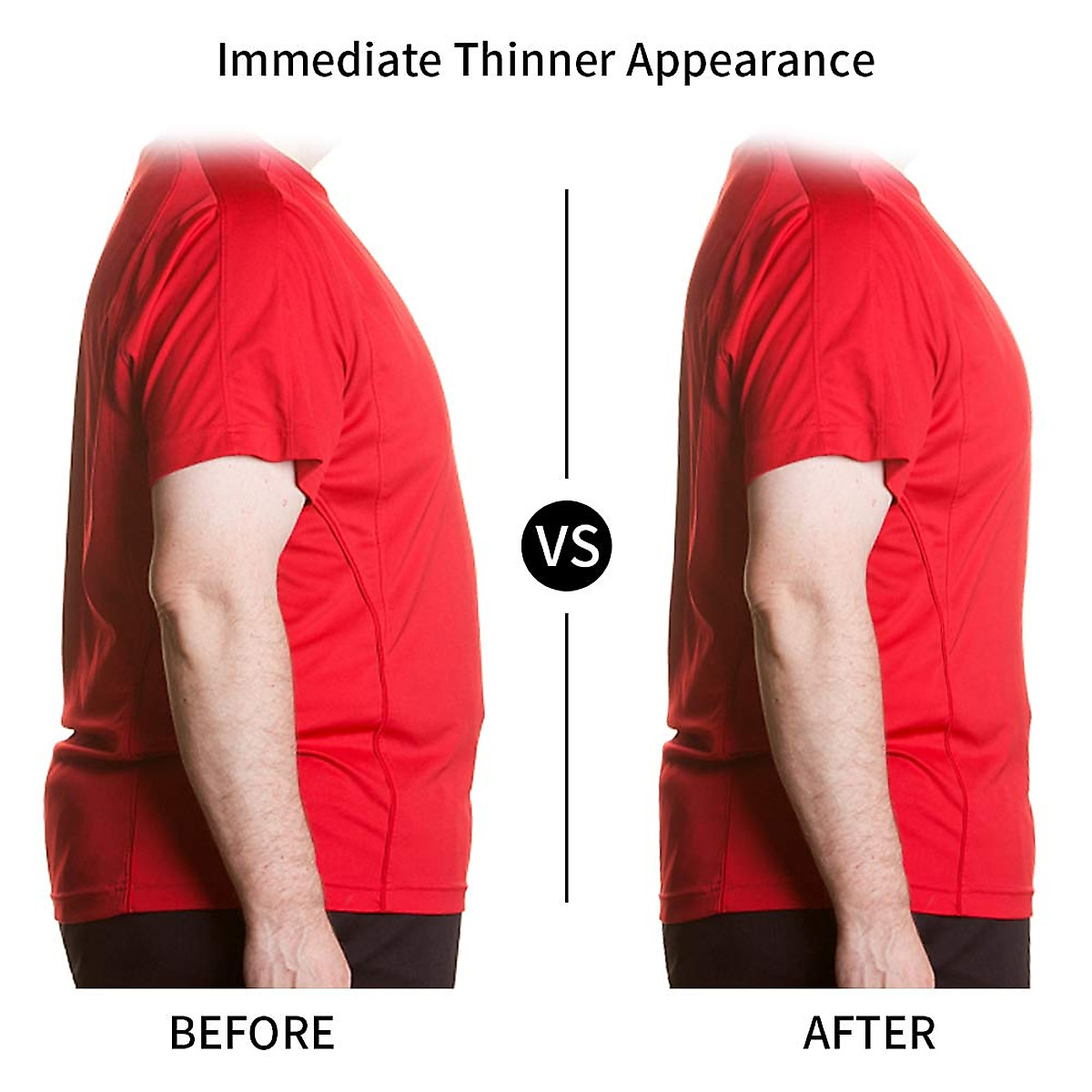 GSKS Mens Body Shaper Compression Tank Top Slimming Shapewear Abdomen Undershirts