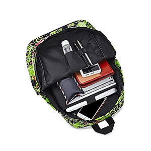MAEHARRT Green Goth Backpacks Skeleton Backpack Skull Backpack Y2k Backpack Gothic Backpack Punk Emo Backpack Luminous Backpack