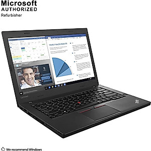 Lenovo Notebook 20FW002DUS 14inch ThinkPad T460p i5-6440HQ 8GB 256GB SSD HD Graphics 530 Windows 10 Professional Retail (Renewed)
