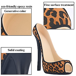 OBALY Wine Rack Holder Bottle Keeper with High-Heel Desig Statue Decorative Wine Rack in Antique Look,Kitchen Decor Sculptures and Rustic Bar Decorations or Classic Gifts (Brown)