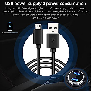 AWOLIMEI Car Hud GPS Speedometer，Head Up Display for Cars with Speed、Mph，USB Plug and Play，Suitable for All Car