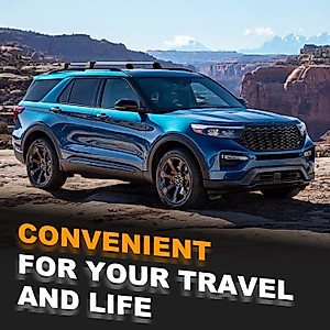 Snailfly Crossbars Customized Fit for 2020-2024 Ford Explorer Adjustable Cross Bars Roof Racks with Lock