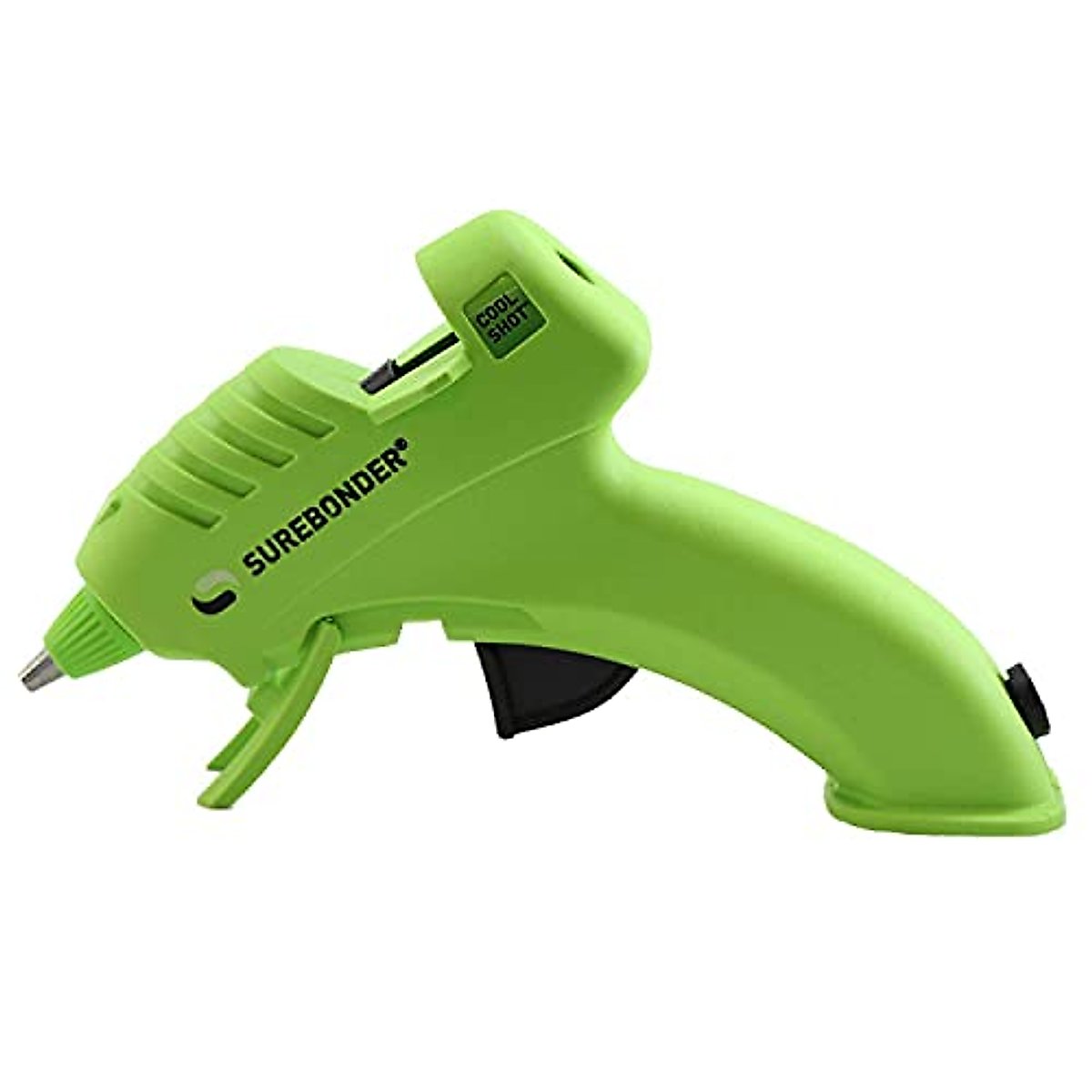 Surebonder Ultra Low Temperature Cool Shot Mini Glue Gun, Compact Size, Extra Safe at 10 Watts, Bonds Delicate Materials Like Paper, Fabric, Foam, Flowers, 12 Sticks Included (Plus Series KD-160FKIT)