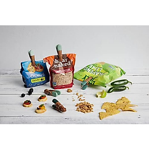 Phantom Chef Set of 5 Bag Clips | Durable, Long-Lasting, Soft Touch, Kid-Friendly Seal Grips | Food Chip Bag Clips for Food Storage | Reusable | Zero Waste Kitchen Clips | Small Head Clip (Green)