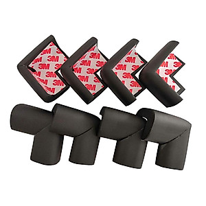 Corner Protector, Baby Proofing Table Corner Guards, 3M Pre-Taped Table Corner Protector Keep Child Safe, Protectors for Furniture Against Sharp Corners (4 Pack)