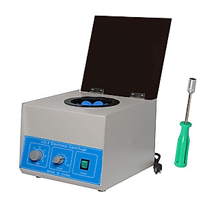 Podoy Electric Lab Benchtop Centrifuge Low-Speed 4000rpm 50ml 6 Tubes 0-60min Timer Speed Control Centrifuge Laboratory Machine Desktop 110V LD-3