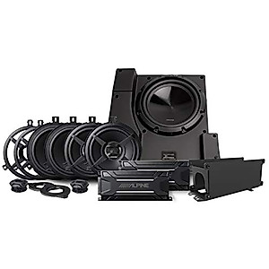 Alpine Electronics PSS-22WRA Weather Resistant Direct Fit Sound System for 2007-2018 Jeep Wrangler JK Unlimited Without The Factory Equipped Alpine Amplified System