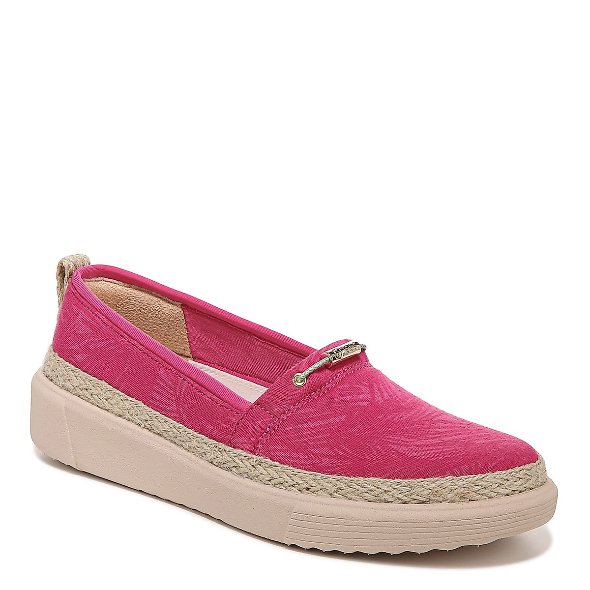 BZees Womens Maui Slip-on Loafer, Pink, 7.5 US