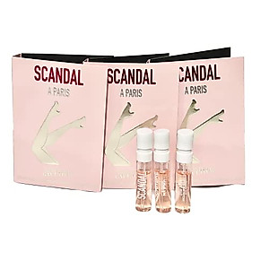 Jean Paul Gaultier A Paris Scandal Women Sample EDT 0.05 fl. oz. / 1.5 ml Vial Spray Mini Perfume Vial Eau De Toilette (Set of 3)