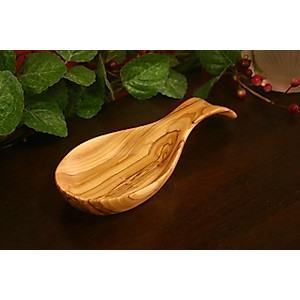 Handmade Olive Wood Kitchen Spoon Rest from Holy Land/Bethlehem