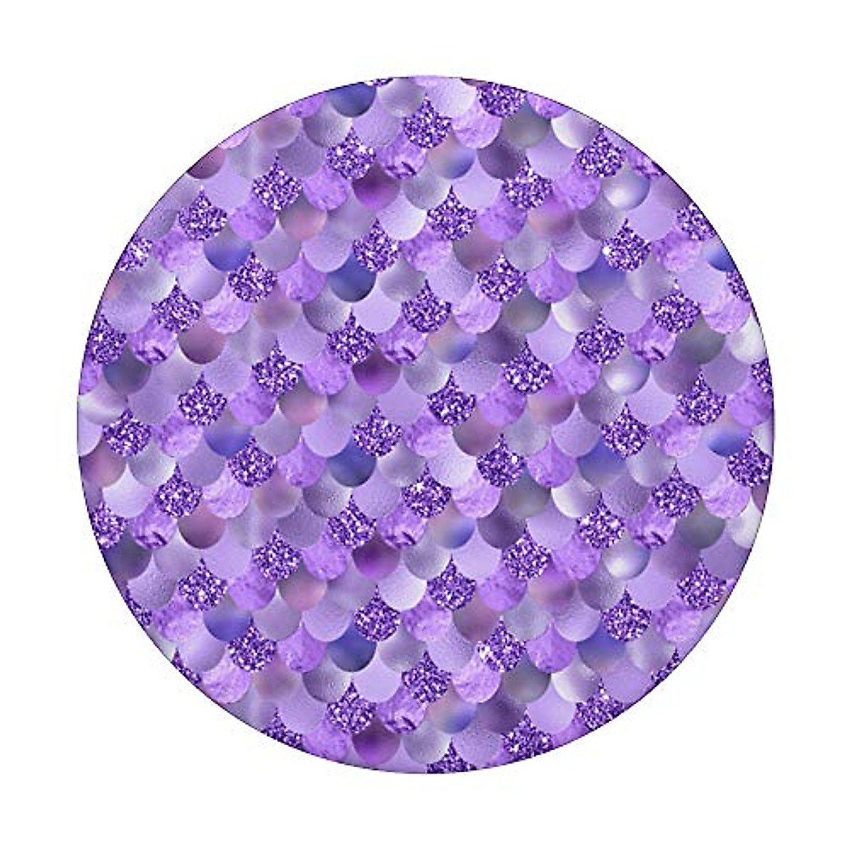 Purple Glam Mermaid Scales For Women and Girls PopSockets PopGrip: Swappable Grip for Phones & Tablets