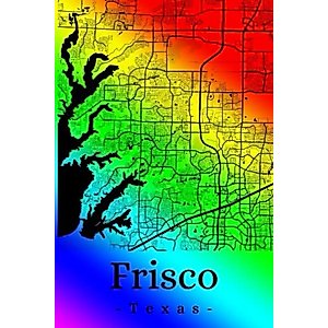 Frisco Texas: Your city, your region, your home! | Composition Notebook 6x9 lined 120 pages