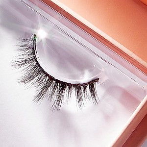 Lilly Lashes Everyday Miami Faux Mink Lashes False Eyelashes Natural Look Faux Wispy Lashes Mink Natural Lashes Short Lashes Round Shaped 13 mm Length Reusable Up to 20 Times
