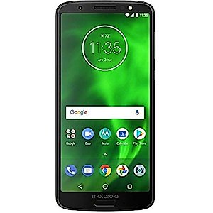 Motorola Moto G6 - Verizon Locked Phone - 5.7in Screen - 32GB - Black - U.S. Warranty - (Renewed)