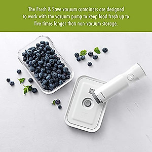 ZWILLING Fresh & Save 2-Piece Small Glass Airtight Food Storage Container, Meal Prep Container