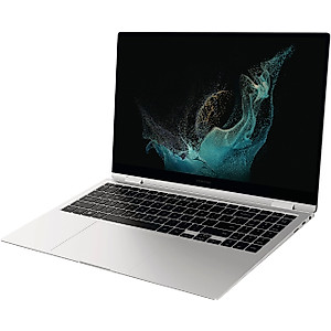 Samsung Galaxy Book2 Pro 360 15 2-in-1 Laptop 15.6" FHD AMOLED Touchscreen Intel 12-Core i7-1260P 16GB RAM 2TB SSD Backlit Fingerprint Thunderbolt USB-C HDMI Pen Win11 Silver