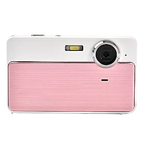 LINXHE Digital Camera 2.7 inch HD Camera Compact Camera Pocket Camera,8X Digital Zoom Rechargeable Small Digital Cameras for Kids,Beginners (Color : Pink, Memory Card : Without)