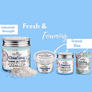 Bella & Bear Ocean Spray Body Scrub - Travel Size - Vegan 3.4oz (3.4 oz) (3.4 oz)