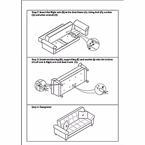 TONAUA Contemporary Living Room Adjustable Sofa Red Color Microfiber Plush Storage Couch 1pc Futon Sofa w Pillows