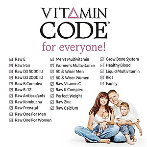 Garden of Life Multivitamin for Women - Vitamin Code 50 & Wiser Women's Raw Whole Food Vitamin Supplement with Probiotics, Vegetarian, 120 Count
