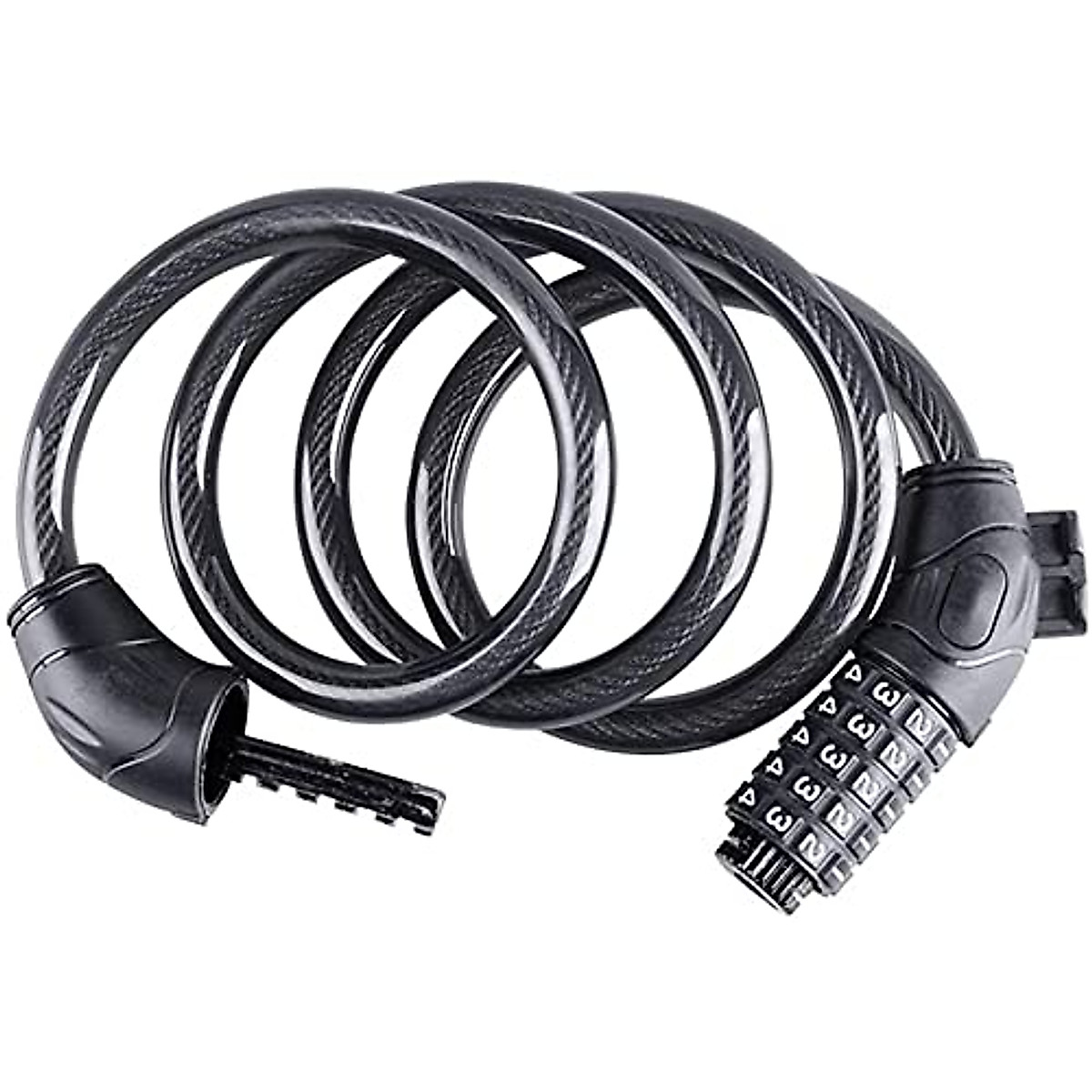 Steel Cable Lock Bicycle Road Mountain Bike Electric Car Universal Password Lock Anti-Theft Lock 1200X12mm