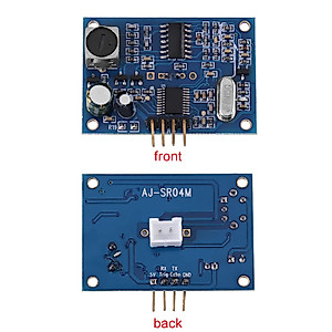 5V Integrated Ultrasonic Module Ultrasonic Distance Sensor Measuring Transducer Distance Sensor Waterproof Ultrasonic Measuring Board Transducer Probe for Horizontal Distance Measuring