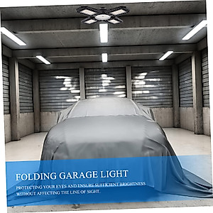 Gadpiparty Garage Light Led Shop Light Led Light Fixture Led Bulb Led Ceiling Light Ceiling Light Bulbs Deformable Garage Lamp Workshop Led Light Led Panel Warehouse Lights Plastic