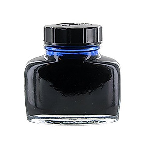 Parker Quink 2-oz Ink Bottle for Fountain Pens, Blue-Black Ink, 1 Bottle (3007100)