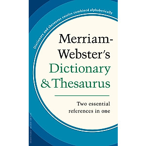 Merriam-Webster's Dictionary and Thesaurus, Newest Edition, Mass-Market Paperback