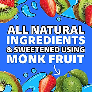 Capri Sun Strawberry Kiwi Naturally Flavored Kids Juice Drink Blend (10 ct Box, 6 fl oz Pouches)