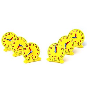 Learning Advantage CTU25815 Student Clock (Pack of 6)