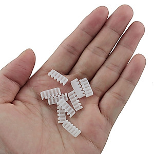 ZZLZX 10PCS Vertical Curtain Repair Gear, Gear Comb for Vertical Blind, Repairing Vertical Blinds Replacement Rods