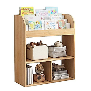 Bookcase Magazine Rack Newspaper Holder Multilayer Book Shelf Storage Rack Display Rack Freestanding Materials Home MUMUJIN (Size : 60X30X90CM)