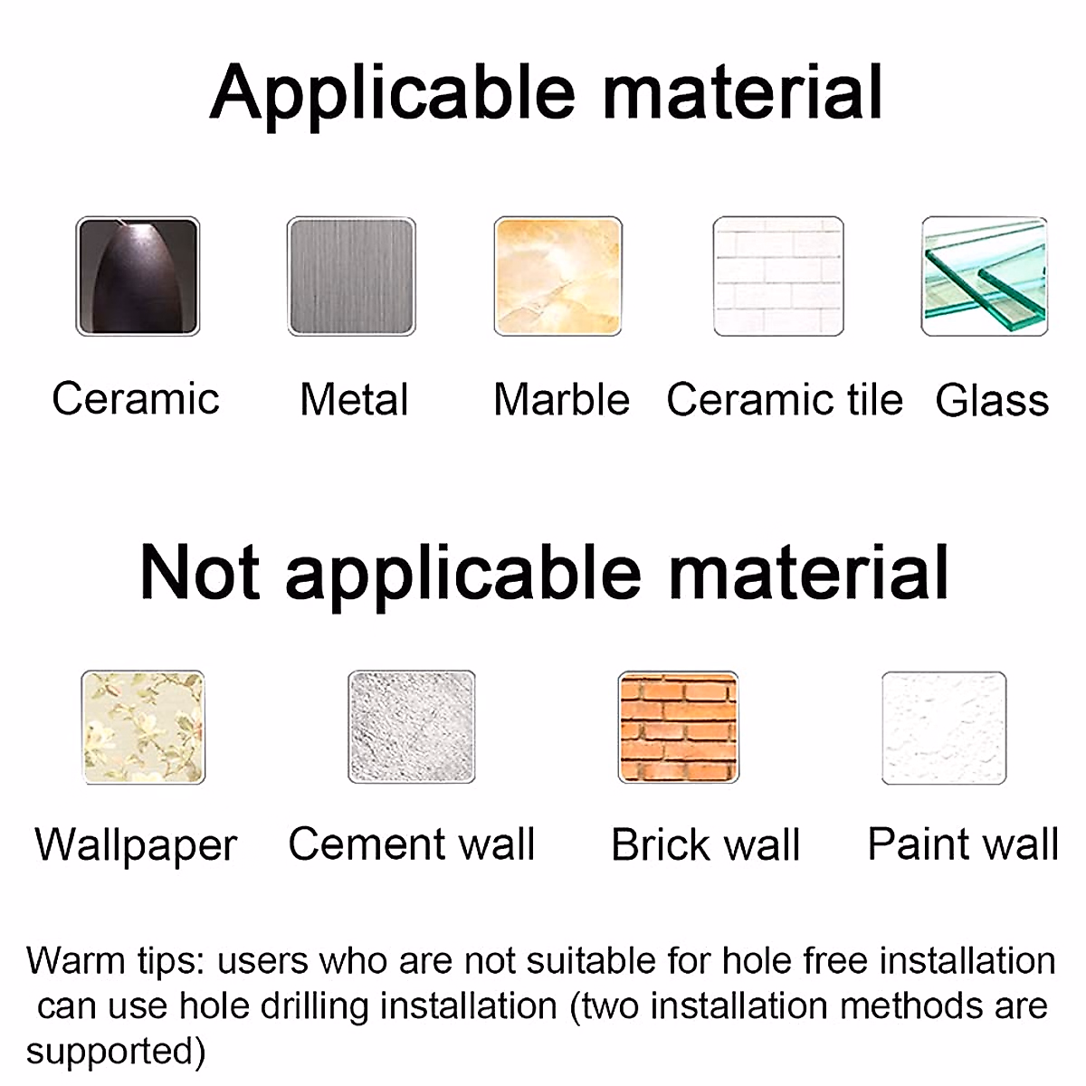 HENGXIA Punch-Free Automatic Sensor Door Closer, 3 Pack Multifunctional Door Closer, Residential Commercial Auto Door Closer with Steel Drawstring (Black & White)(Stainless Steel） (Square)