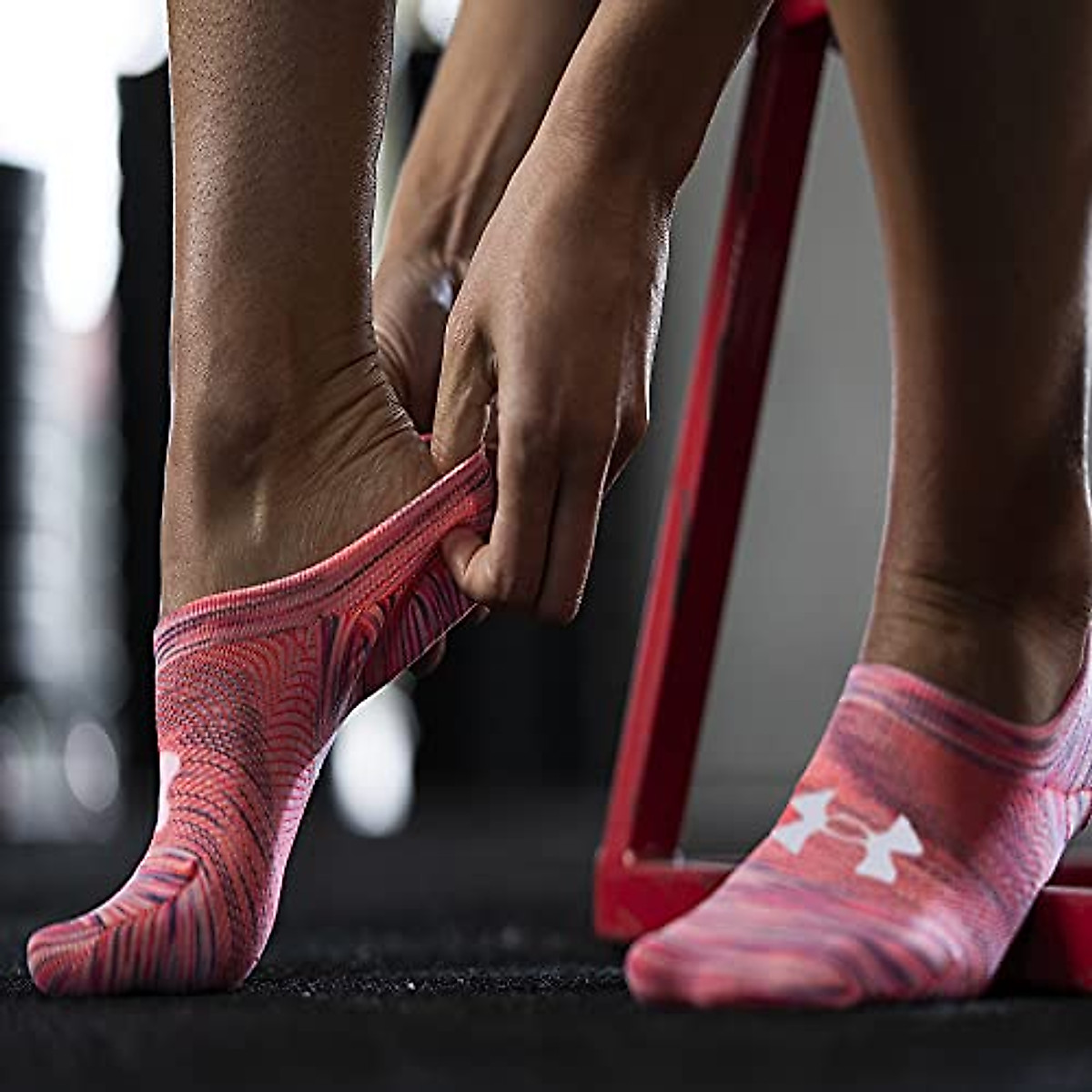 Under Armour Women's Breathe Lite Ultra Low Socks, Multipairs, Pink Elixir Assorted (3-Pairs), Medium