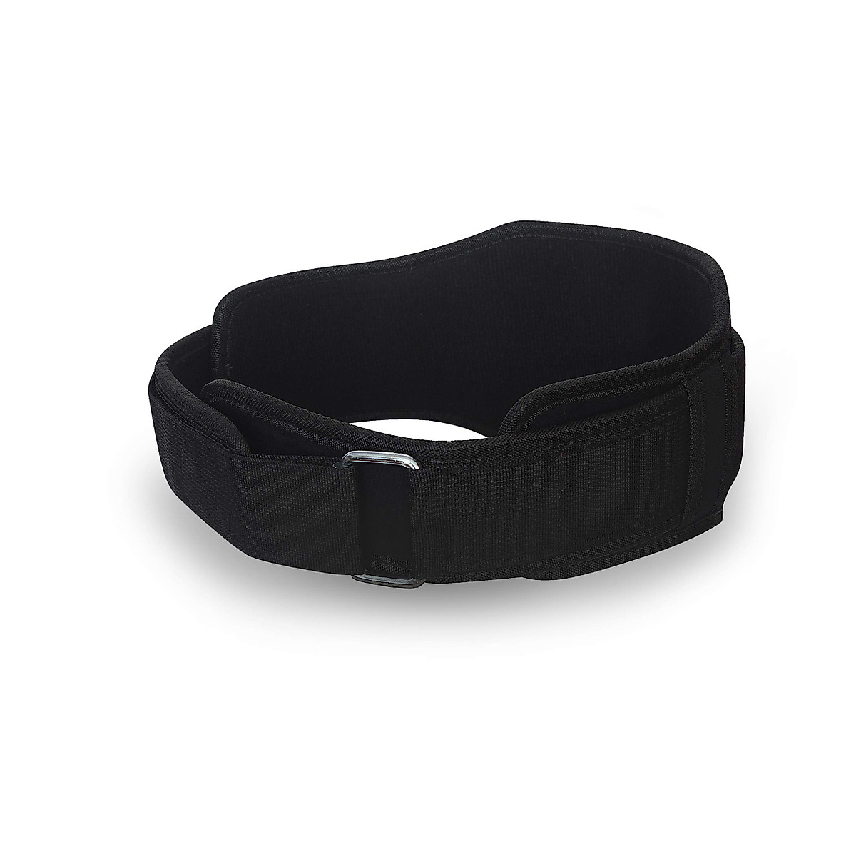 ROBOX Weight Lifting Belt, Gym, Back Support, Bodybuilding, Fitness, Training, Lumbar Support, Neoprene Workout Belt for Men and Women (Medium, Full Black)