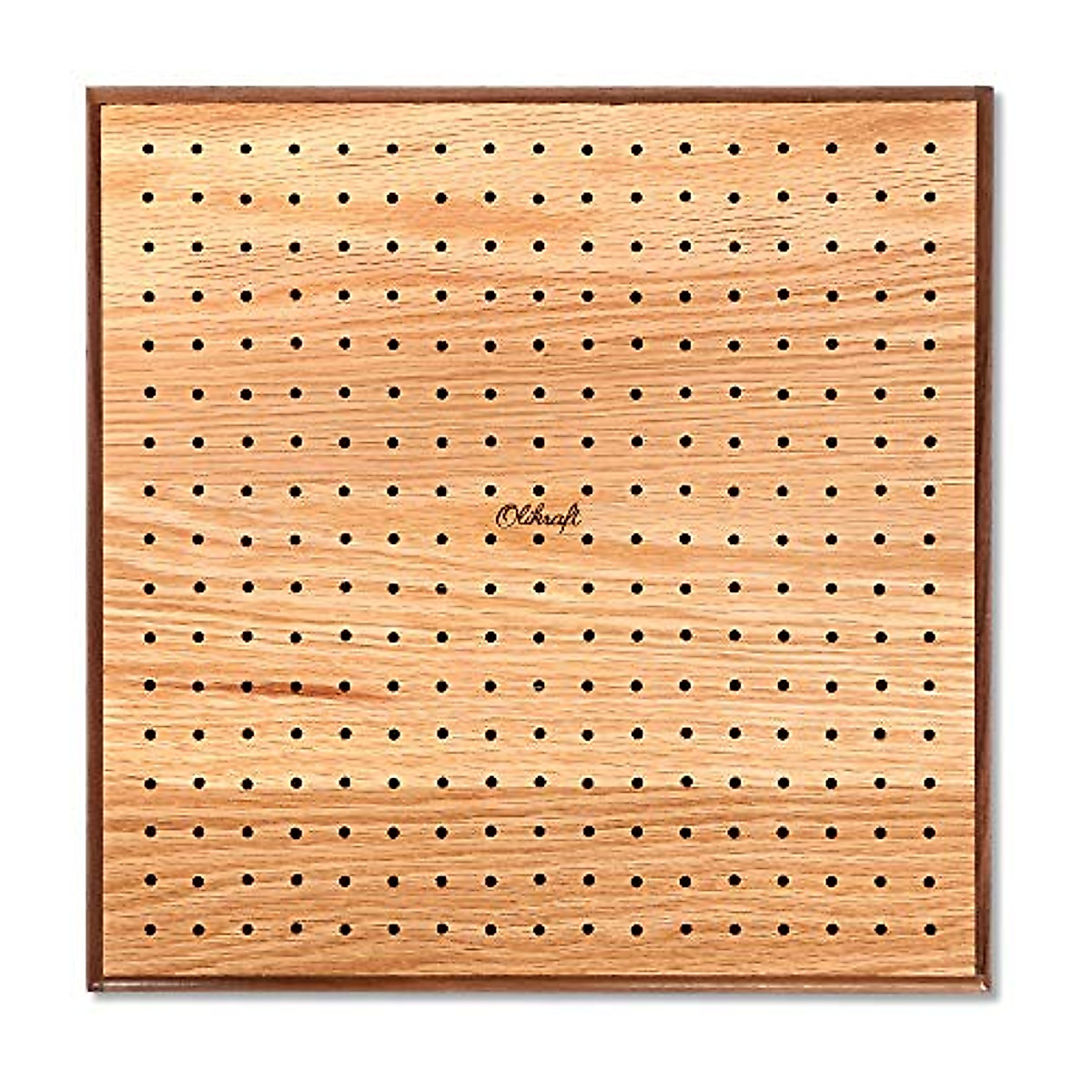 Olikraft Handcrafted Wooden Blocking Board - Excellent Gifts for Knitting Crochet and Granny Squares Lovers - Full Kit with 50 4-inches Stainless Steel Rod Pins, Stand Included (8 inches)