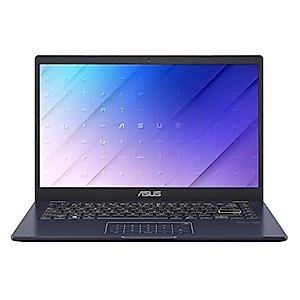 ASUS Laptop L410 Ultra Thin Laptop, 14 FHD Display, Intel Celeron N4020 Processor, 4GB RAM, 64GB Storage, NumberPad, Windows 10 Home in S Mode, Star Black, L410MA-DB02 (Renewed)