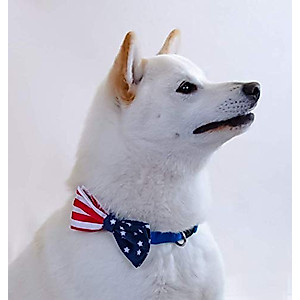 REVEDA Pet Bow Ties Set for Dogs and Cats, Detachable & Adjustable, Holidays Theme, Pet Collars Dog Grooming Accessories, Colorful Neck Tie for Small, Medium, Large Dogs