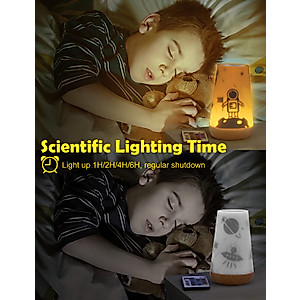 Mostof Space Astronaut Touch Night Light with Remote for Girls Baby Kids Bedroom (Spaceman)
