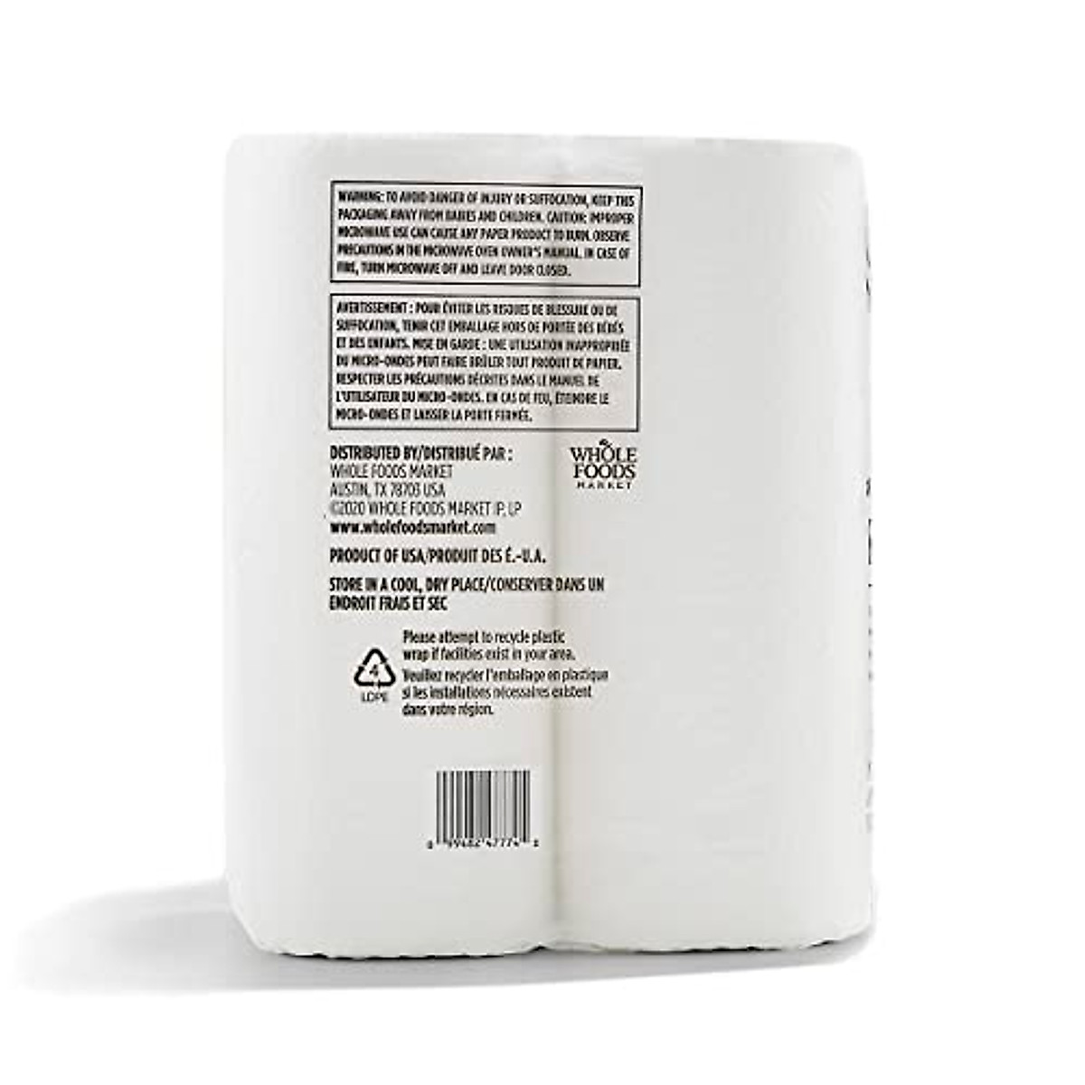365 by Whole Foods Market, Paper Towels 75 Sheet jumbo Rolls 6 Count, 75 Count