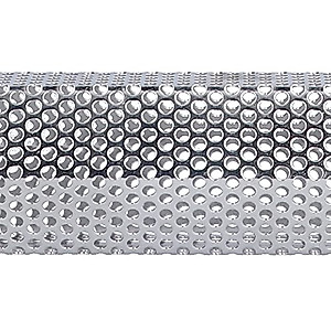 Haofy Smoker Tube 304 Stainless Steel Portable Hex Stable Barbecue Smoke Generator Pipe for Cold Hot Smoking Grilled Foods 5 Hours Pellet Smoker(S)