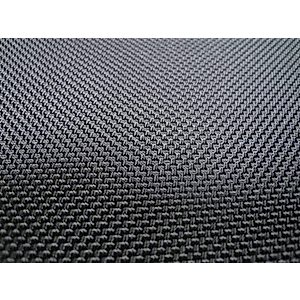 1 Yard of 58-60 Inch Wide 1050 Denier Polyurethane Coated Ballistic Nylon Fabric, Black