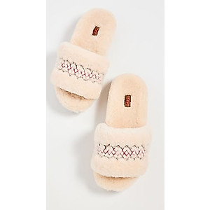 UGG Women's Cozetta Ugg Braid Slipper, Natural, 7