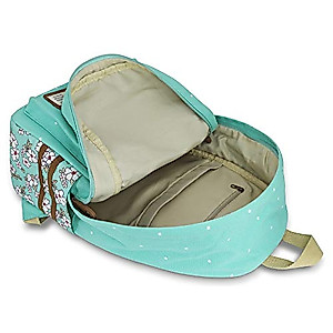 Soutrend AOT Wings Anime Canvas Backpack Polka Dots School Bag Printed Rucksack Daypacks Green Bookbag