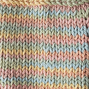 Lily Sugar'n Cream Super Size Ombres Yarn, 3 oz, Buttercream, 1 Ball