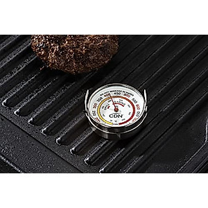 CDN Grill Surface Thermometer, Silver